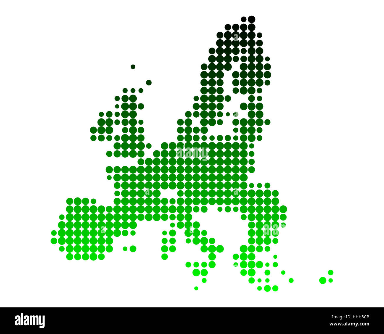 green, europe, illustration, circle, card, spotted, dot, raster ...