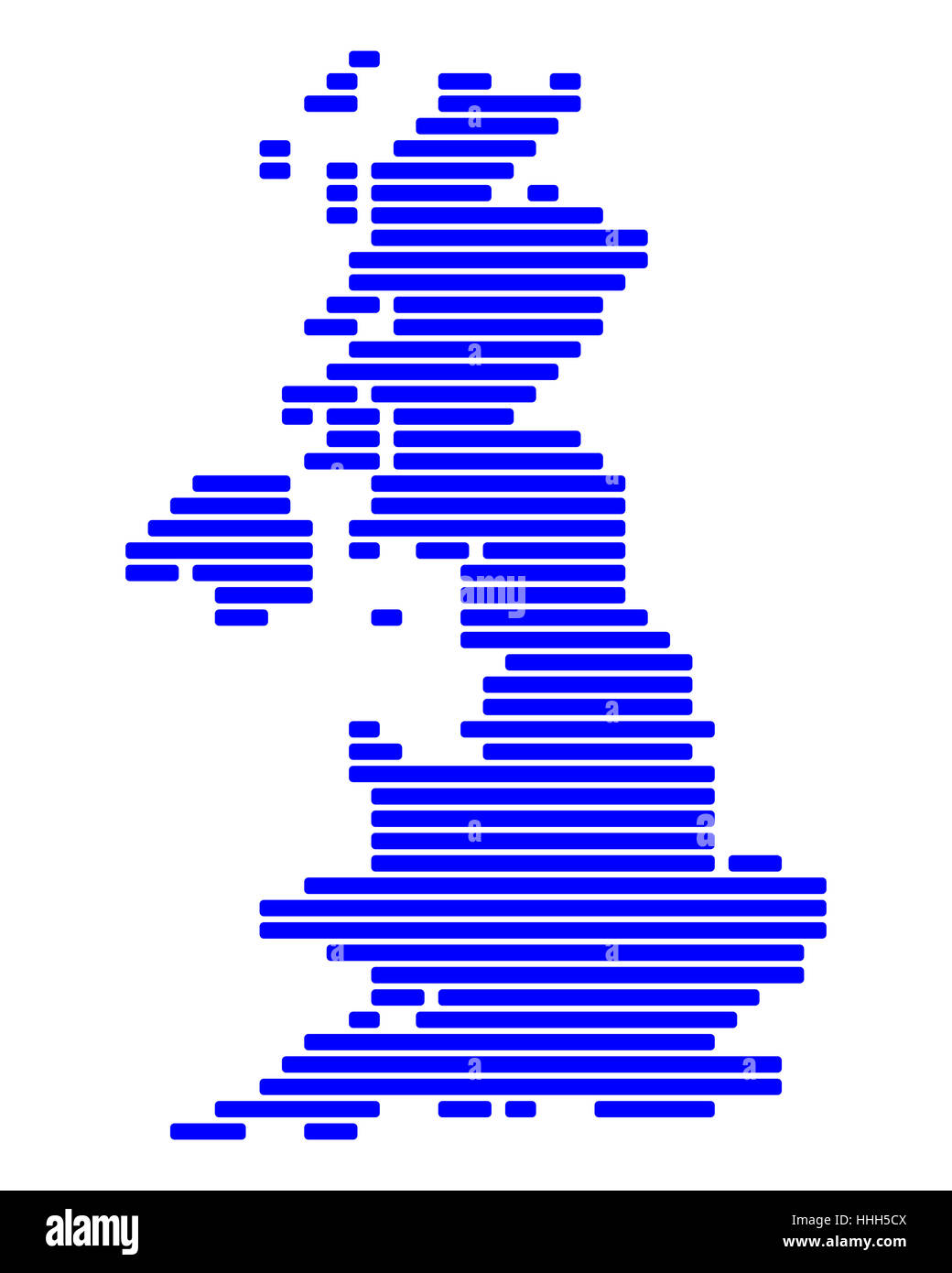 Map of great britain atlas hi-res stock photography and images - Alamy