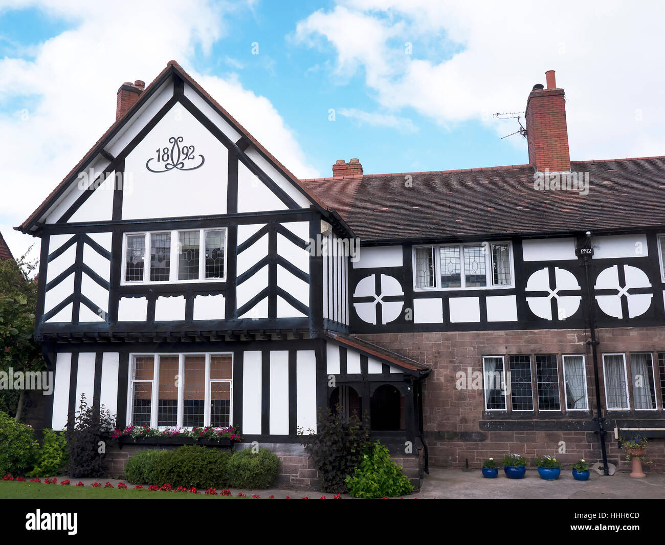 The model village of Port Sunlight, created by William Hesketh Lever ...