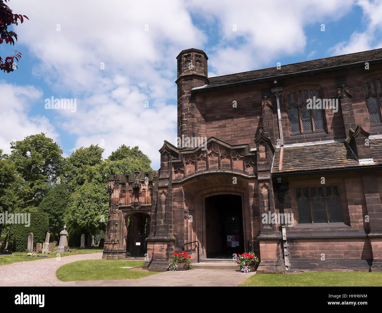 The model village of Port Sunlight, created by William Hesketh Lever ...