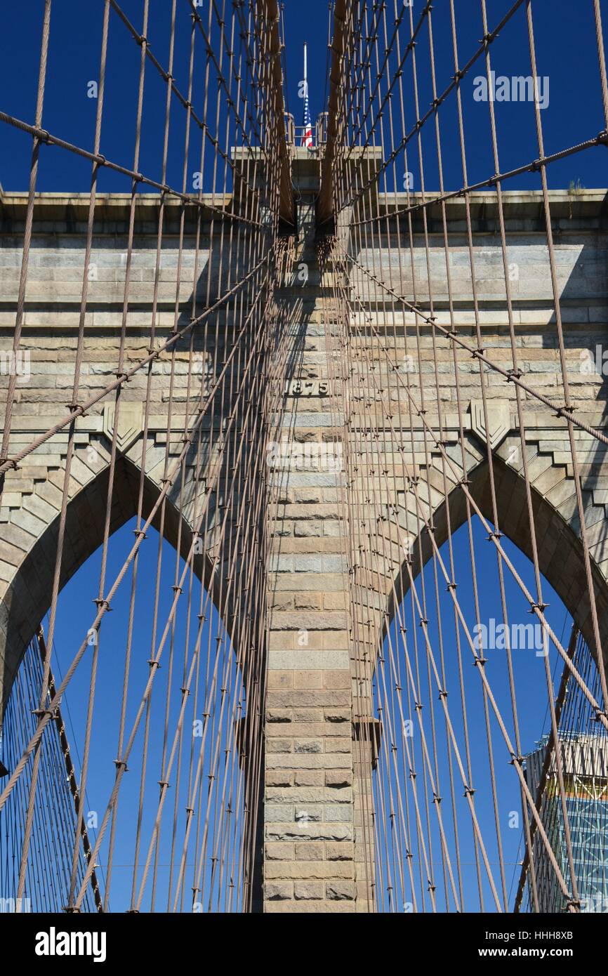 Brooklyn bridge anchorage hi-res stock photography and images - Alamy
