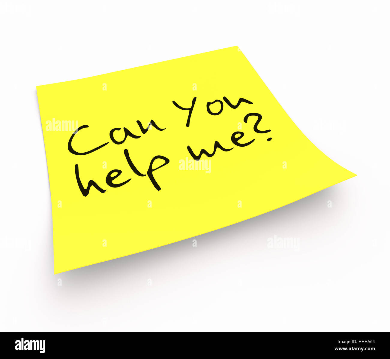 stickies - can you help me Stock Photo - Alamy