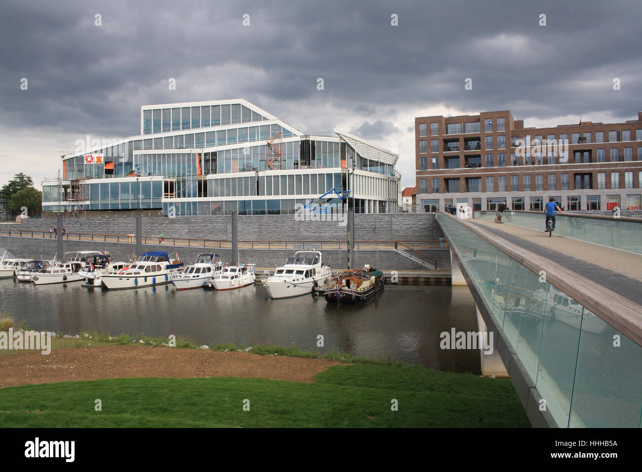 city, town, modern, modernity, holland, yacht, port, building, city ...