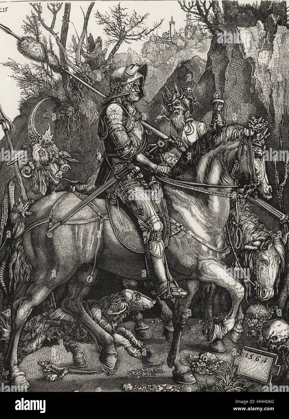 The Knight of Death Stock Photo - Alamy