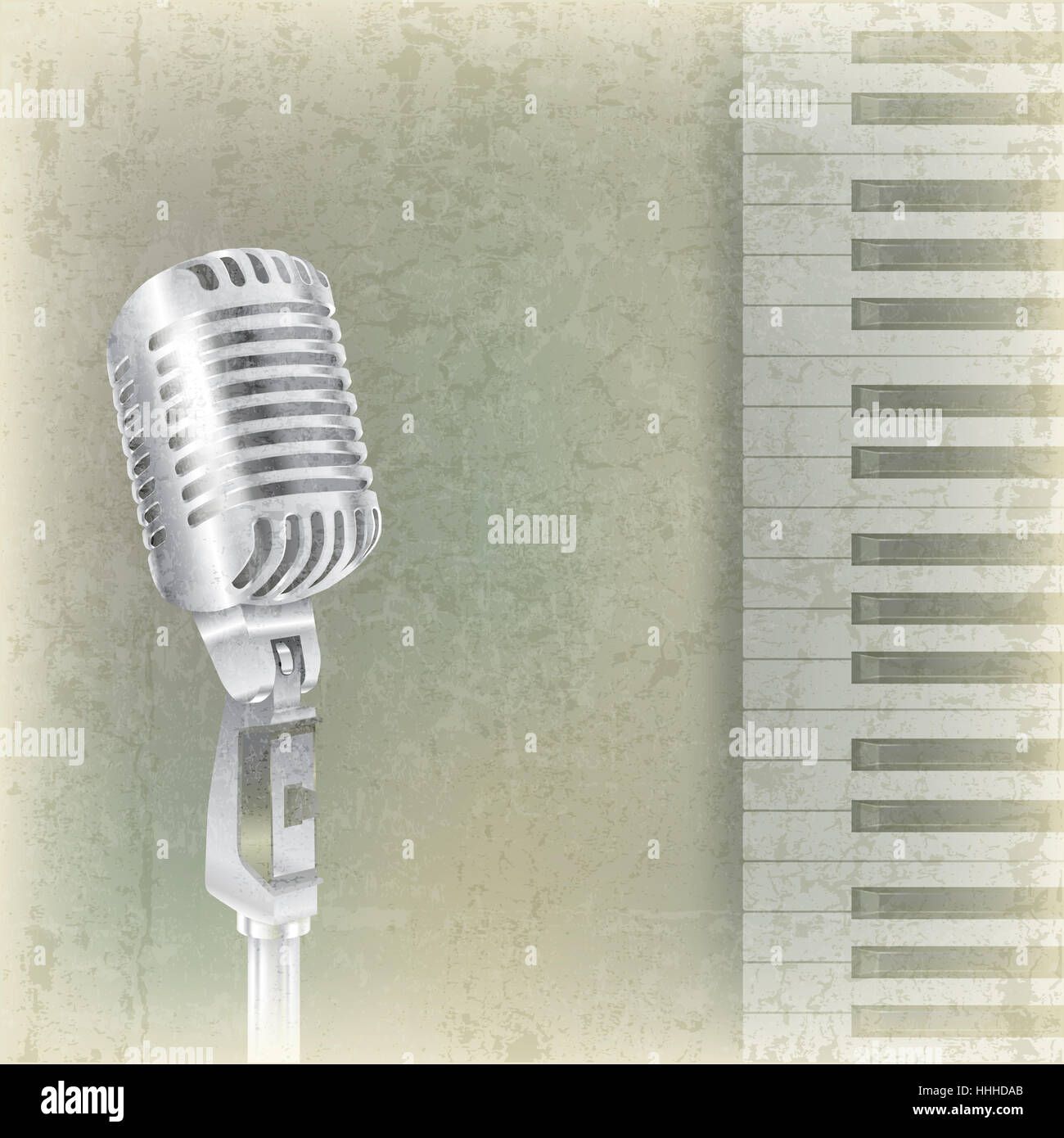 guitar, jazz, retro, microphone, acoustic, backdrop, background, music ...