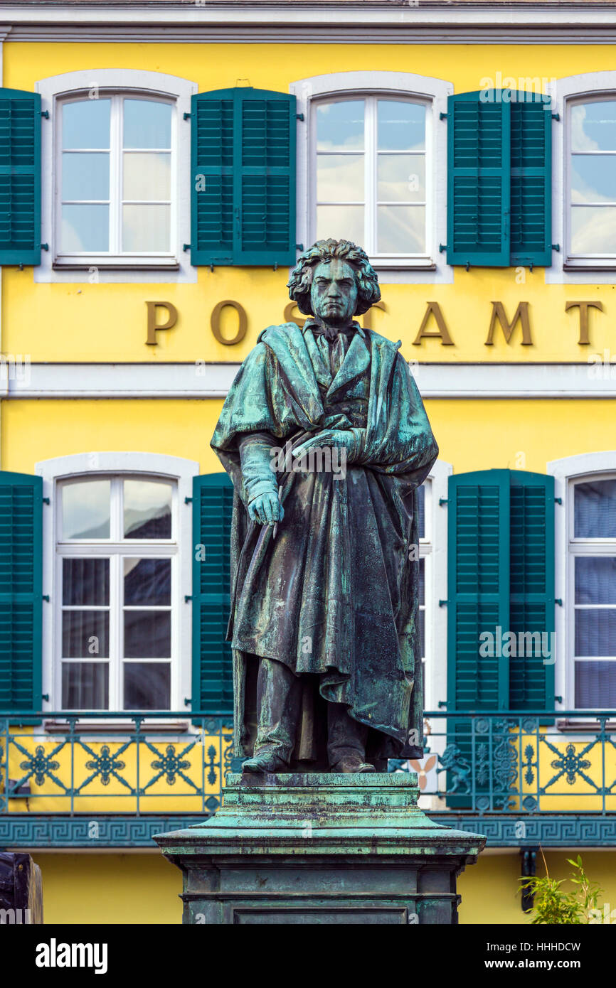 city, town, music, statue, germany, german federal republic, artist ...