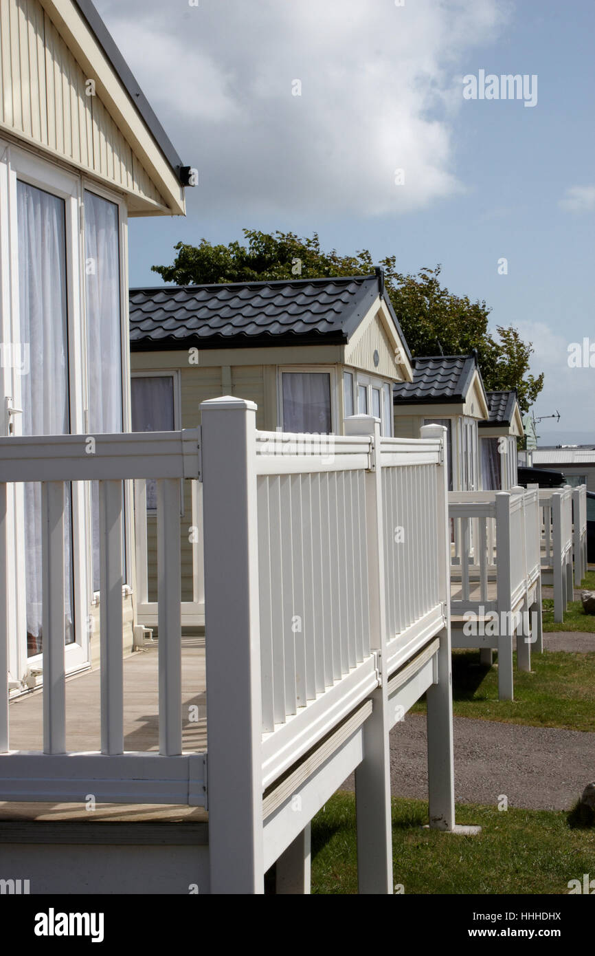Row Of Static Caravans High Resolution Stock Photography and Images - Alamy