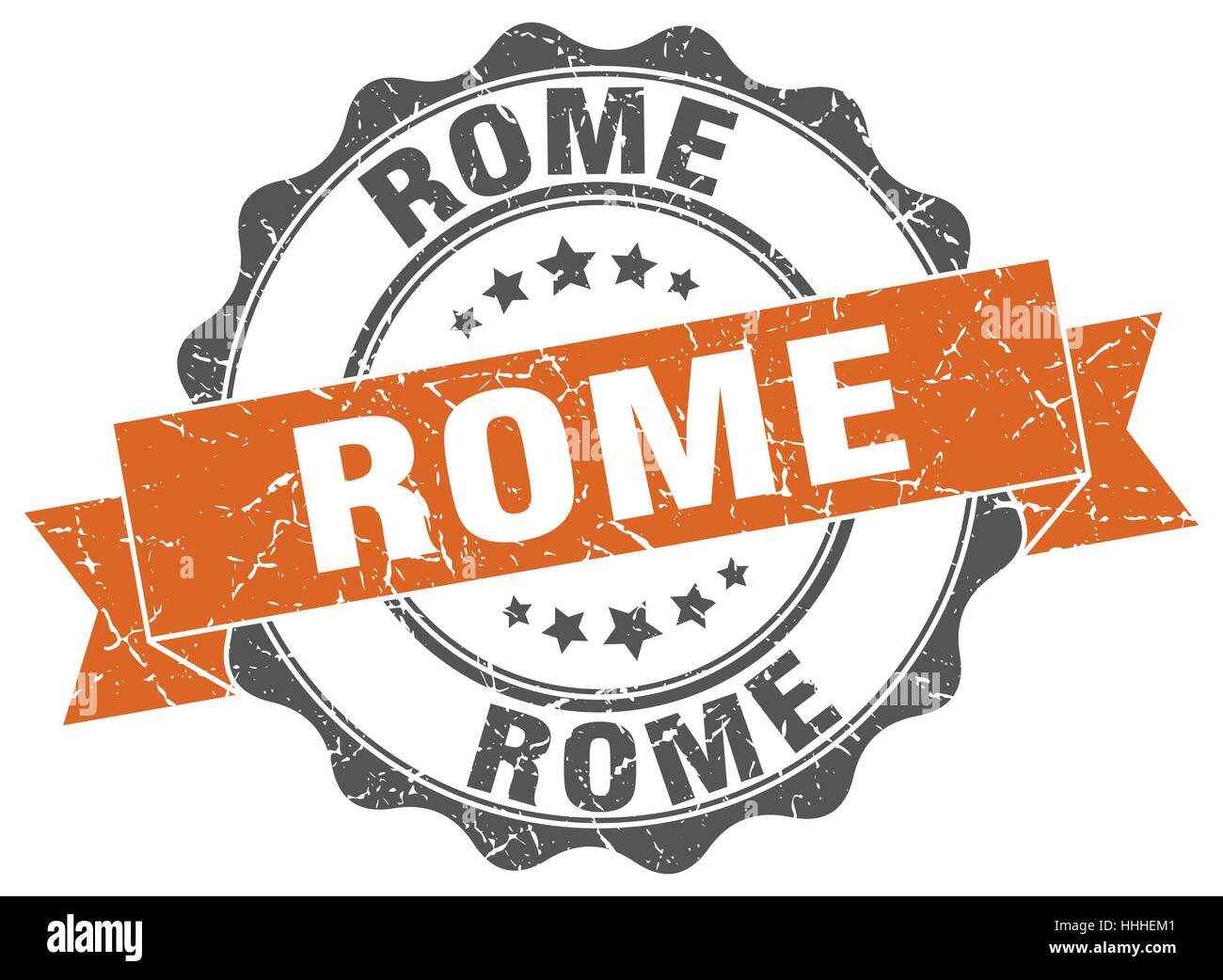 Rome round ribbon seal Stock Vector Image & Art - Alamy