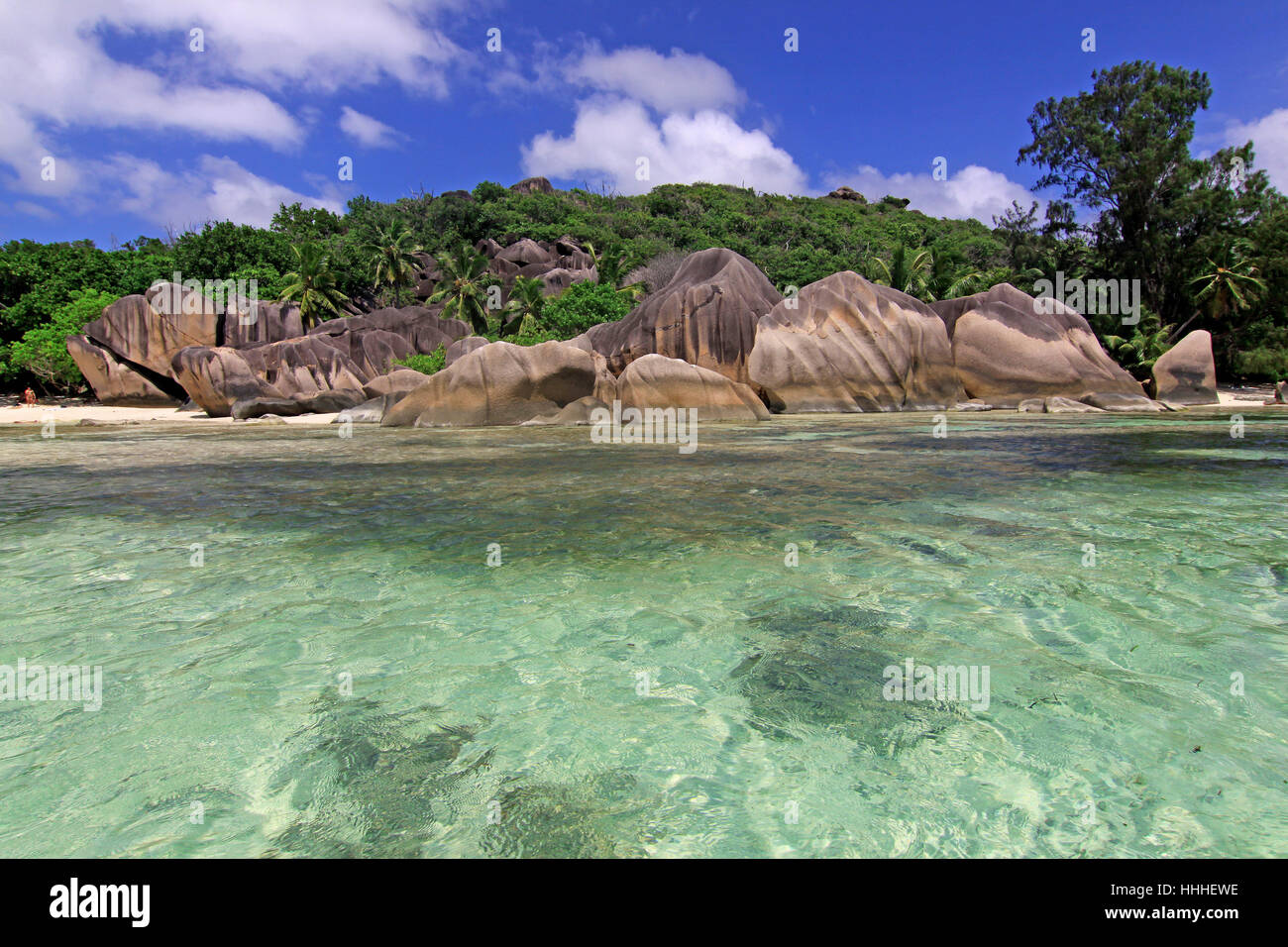 beach, seaside, the beach, seashore, rock, turquoise, seychelles, isle ...