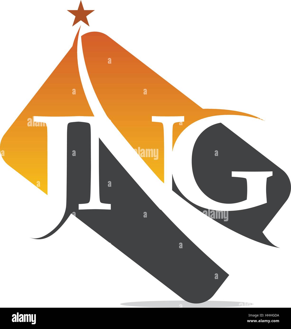 N j letter logo Stock Vector Images - Alamy