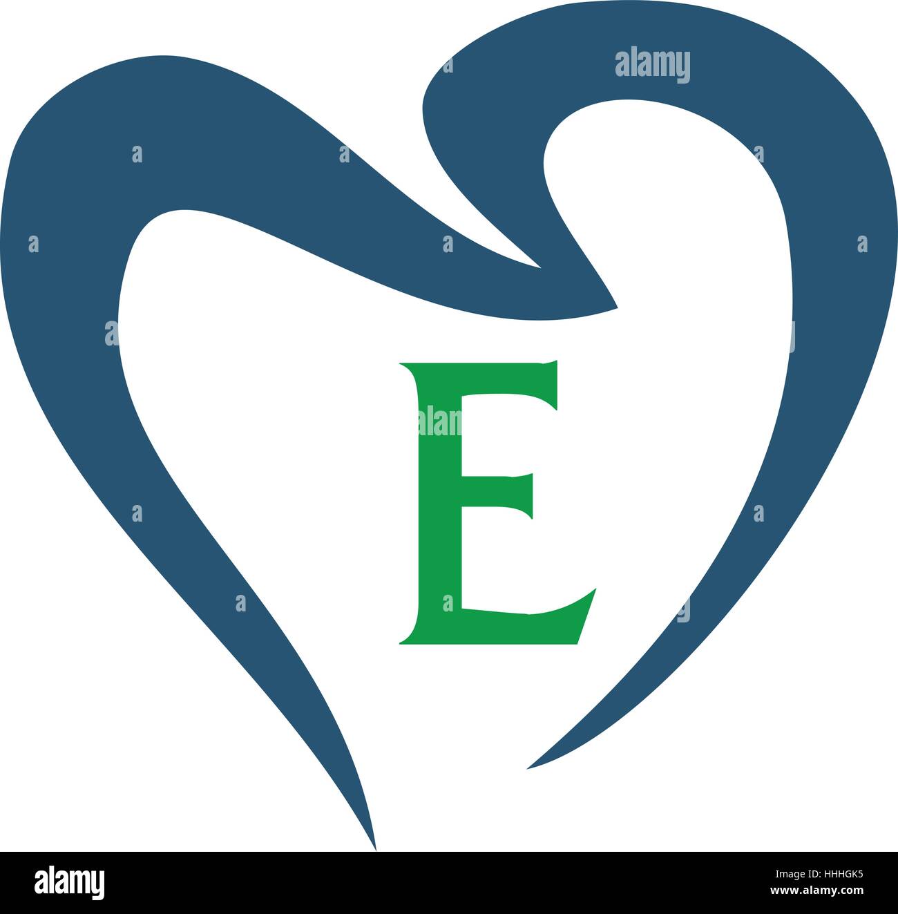 Healthy Dental Care Letter E Stock Vector Image & Art - Alamy