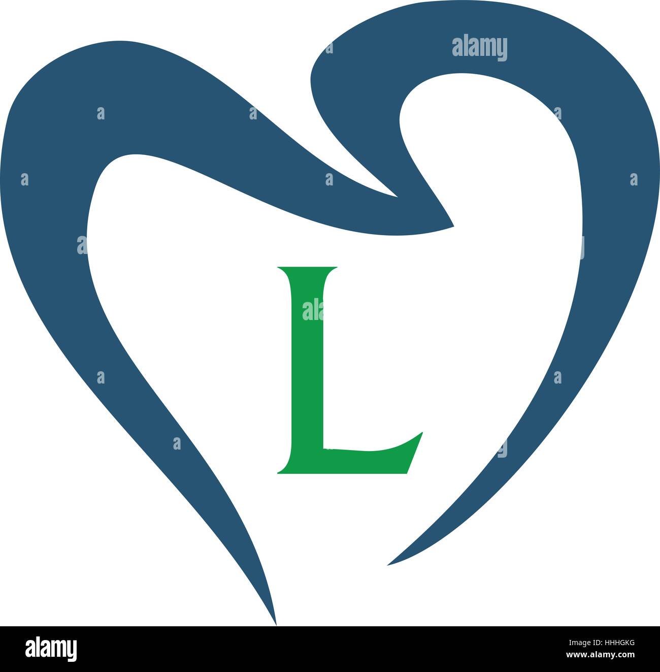 Healthy Dental Care Letter L Stock Vector Image & Art - Alamy