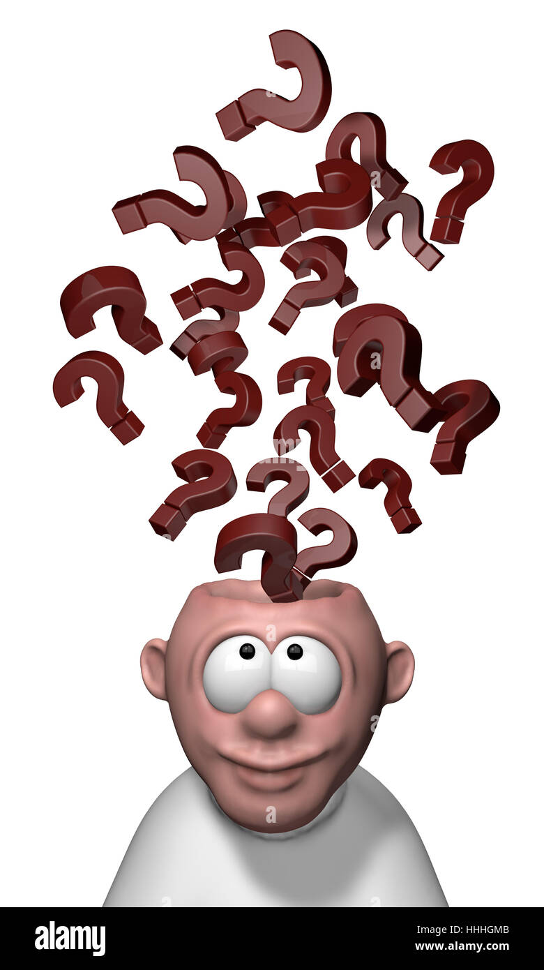 sign, signal, comic, doll, question mark, design, shaping, formation ...