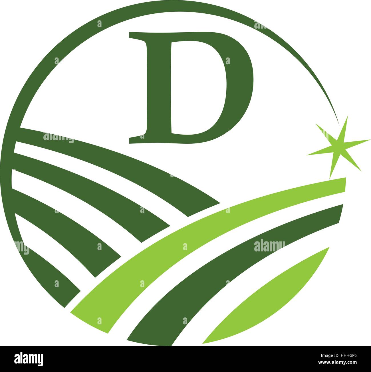 Green d Stock Vector Images - Alamy