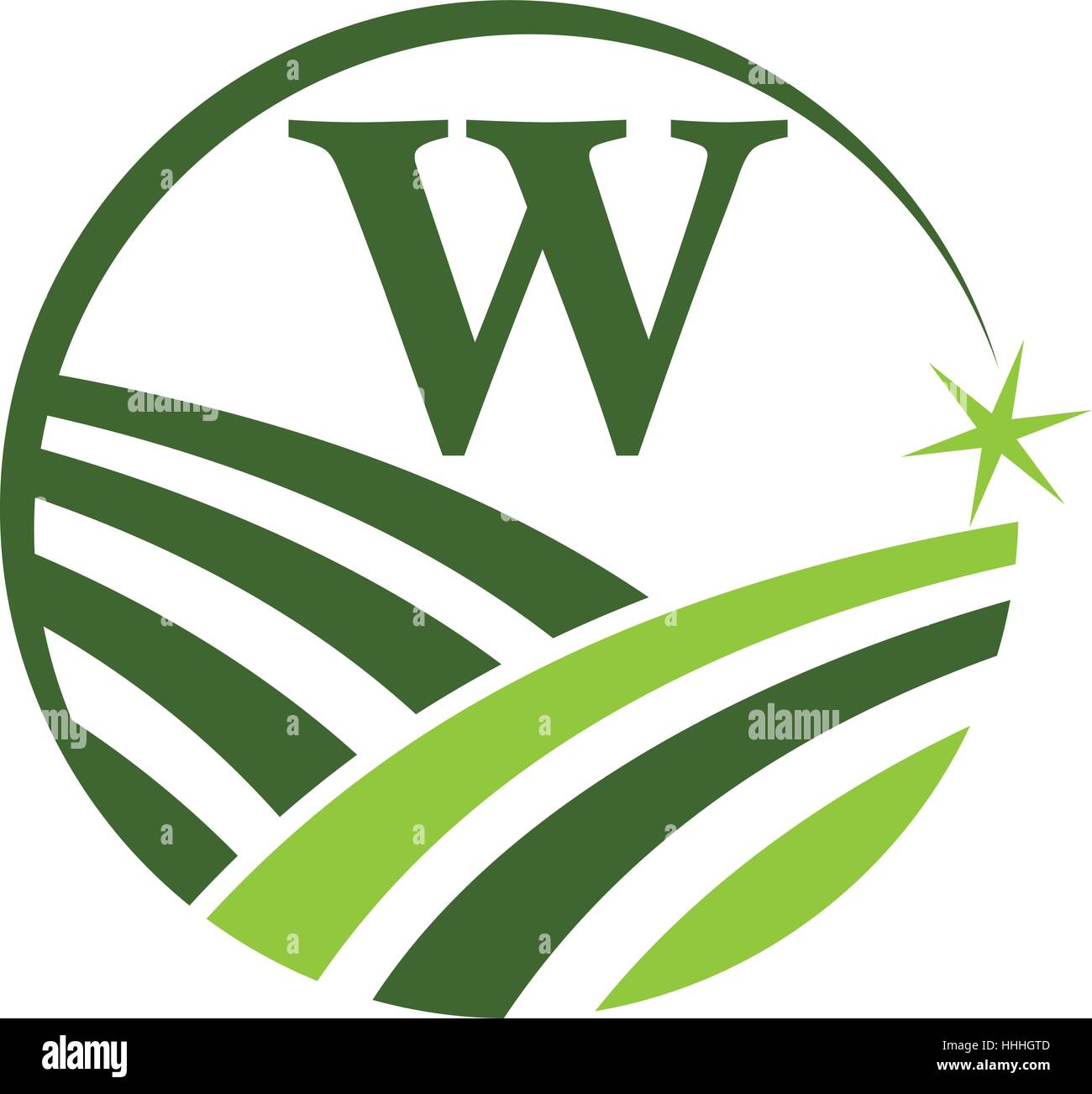 W green Stock Vector Images - Alamy