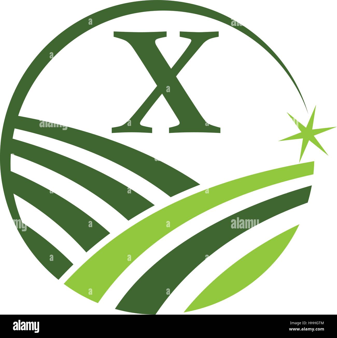 Green Project Solution Center Initial X Stock Vector Image & Art - Alamy