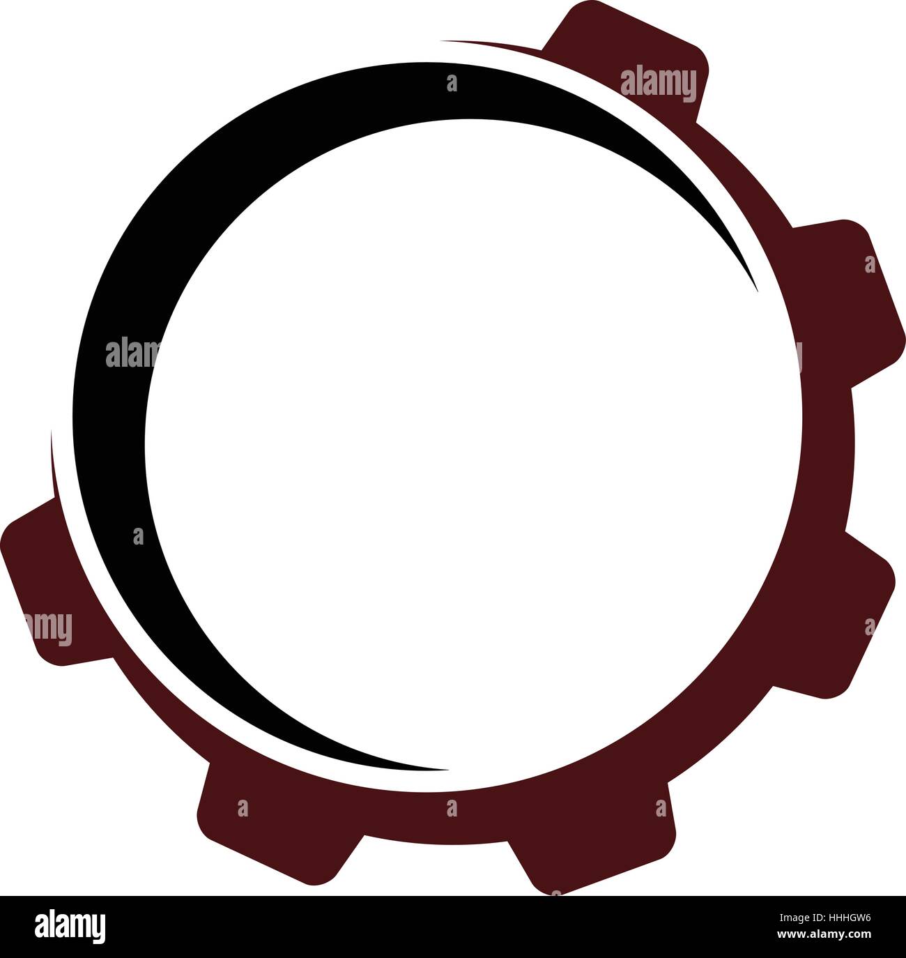 Gear template logo hi-res stock photography and images - Alamy