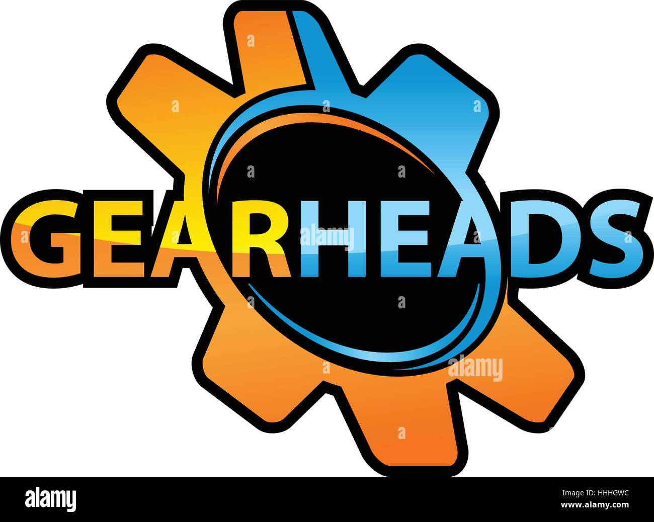 Gear heads Stock Vector Images - Alamy