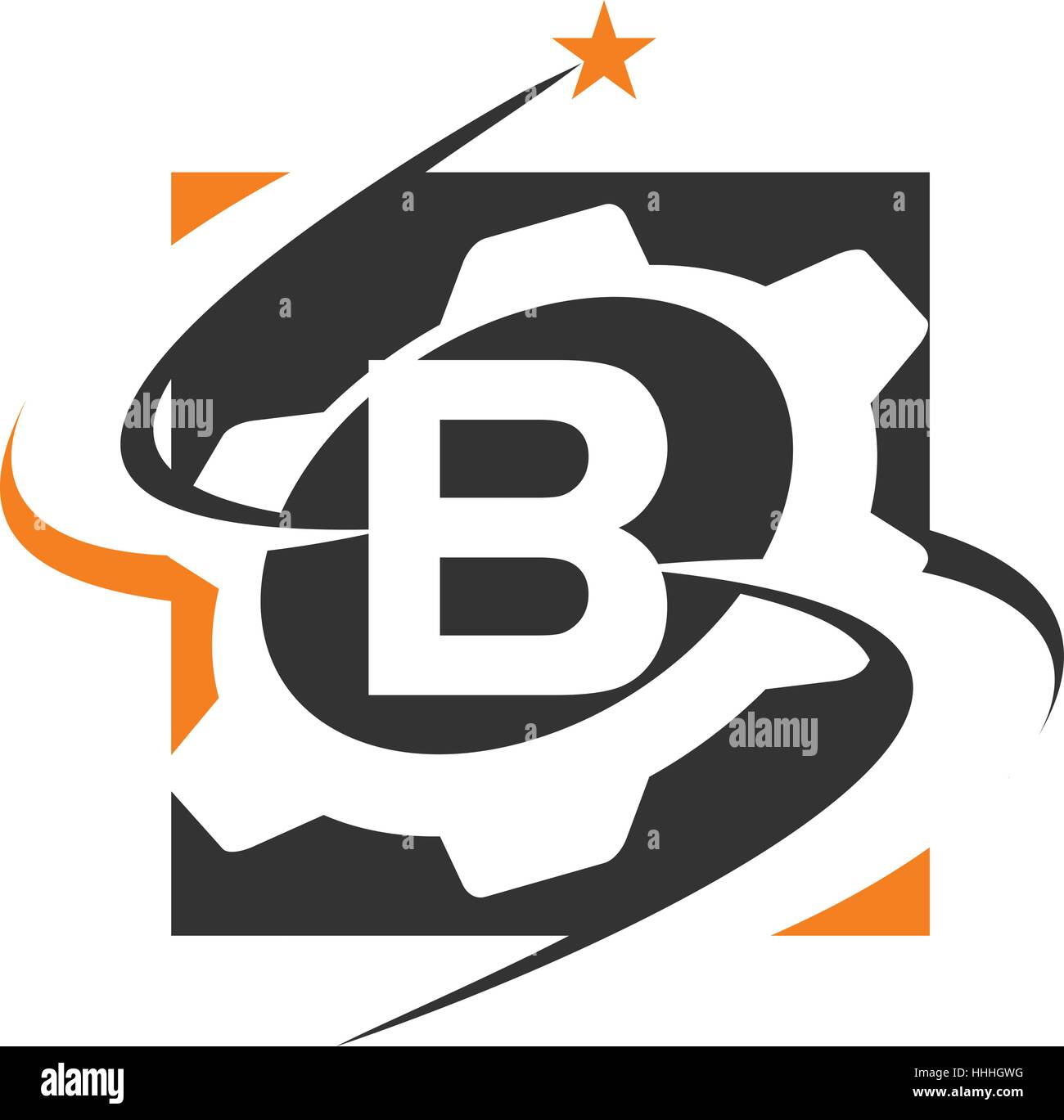 B mechanical logo hi-res stock photography and images - Alamy