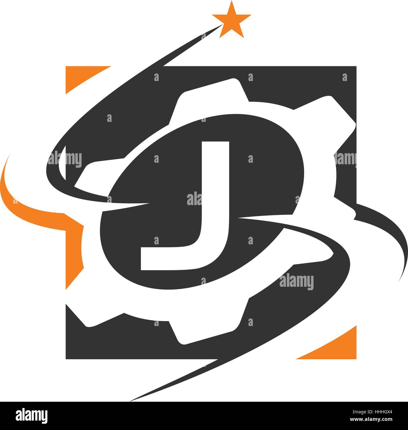 Logo letter j hi-res stock photography and images - Alamy