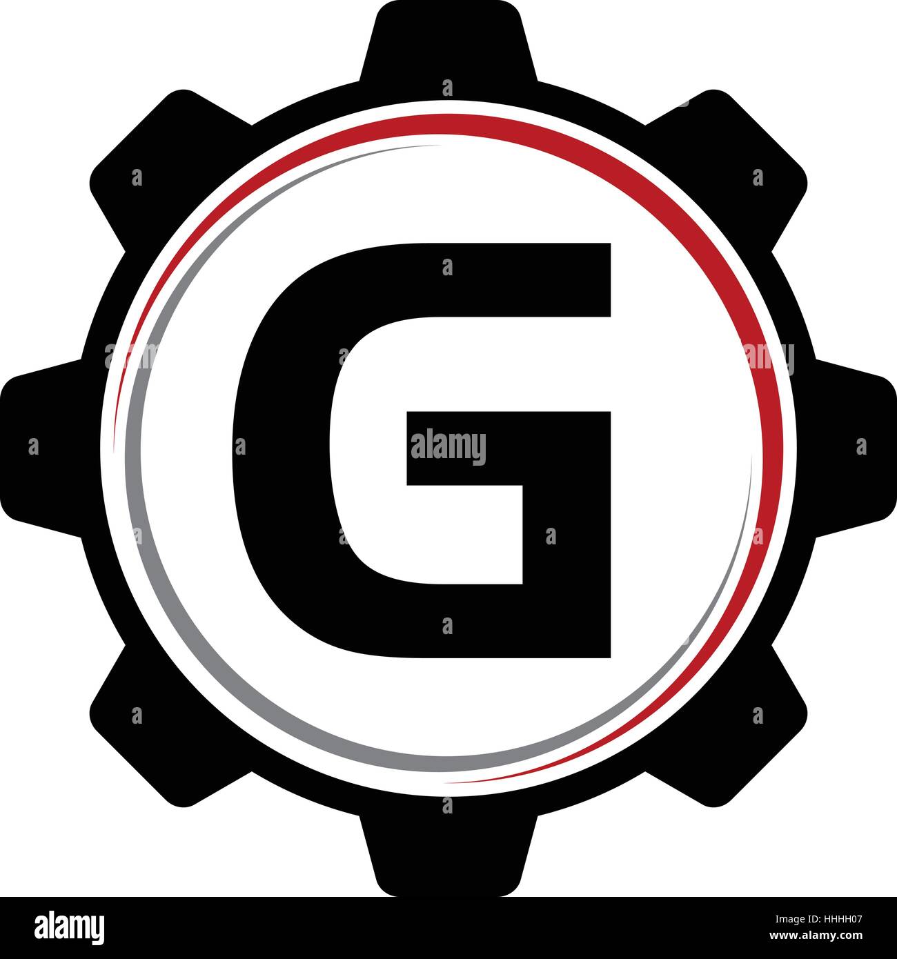 G mechanical logo hi-res stock photography and images - Alamy