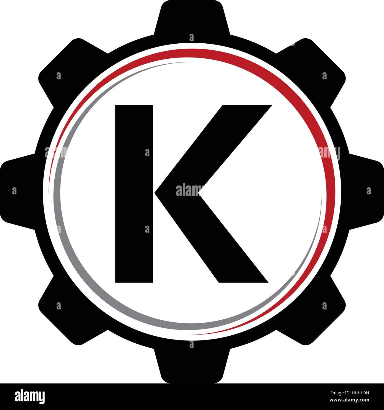 Letter cog gear circle hi-res stock photography and images - Alamy