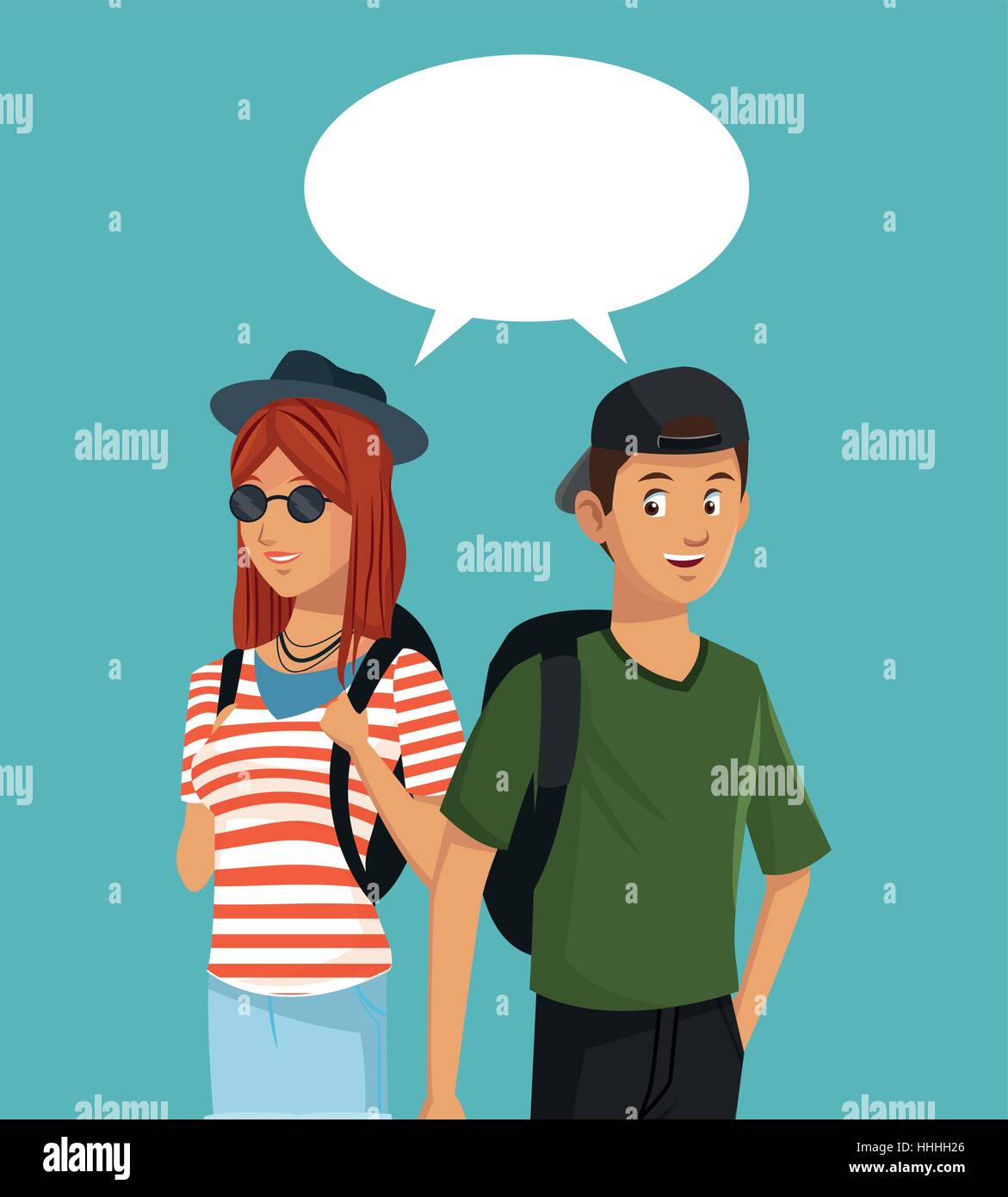 How to communicate with teens Stock Vector Images - Alamy