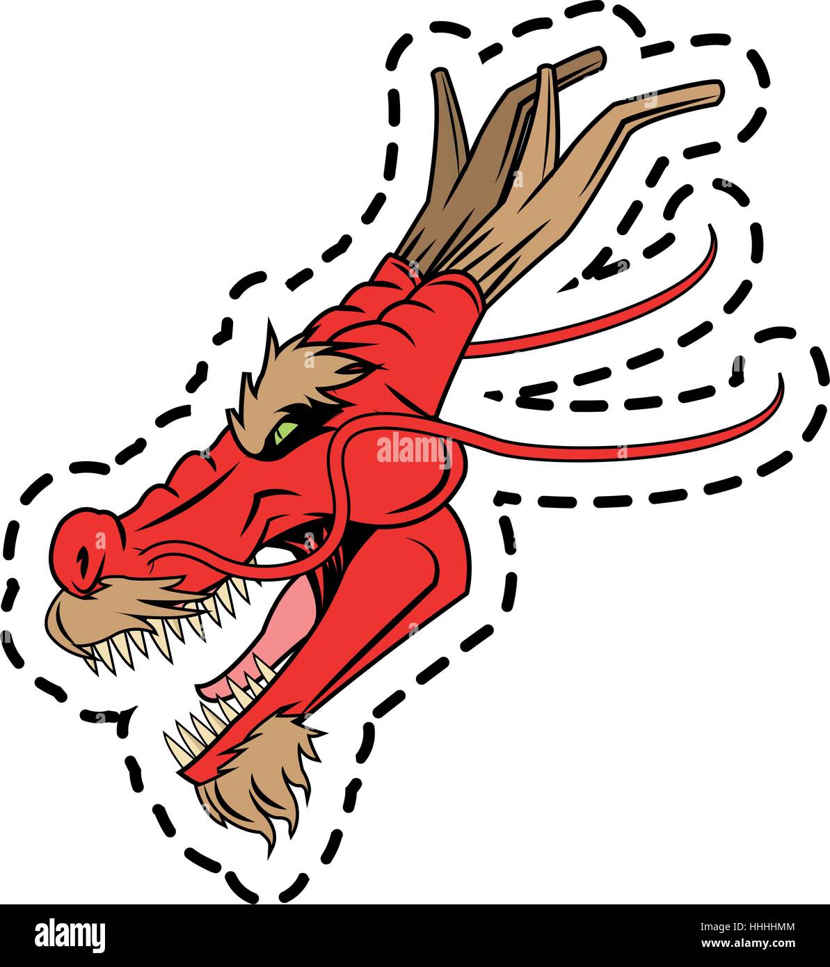 dragon cartoon icon Stock Vector Image & Art - Alamy