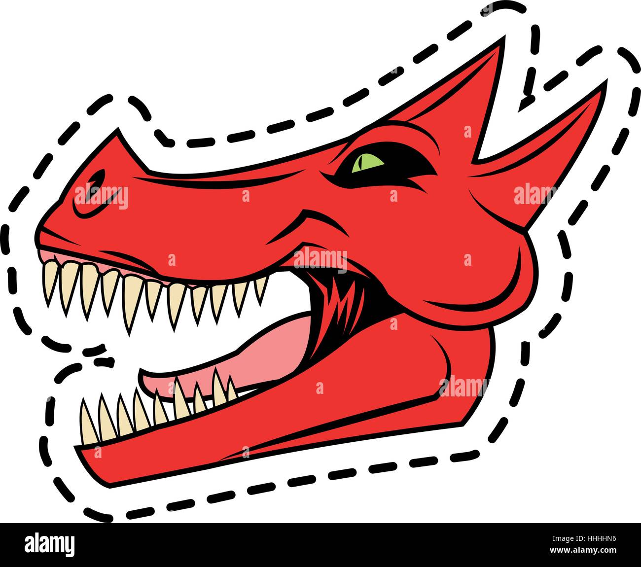 dragon cartoon icon Stock Vector Image & Art - Alamy