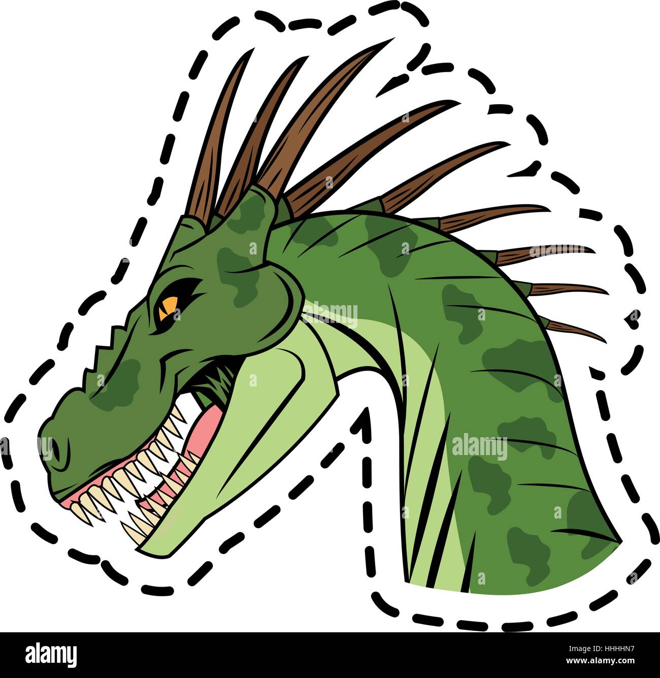 dragon cartoon icon Stock Vector Image & Art - Alamy