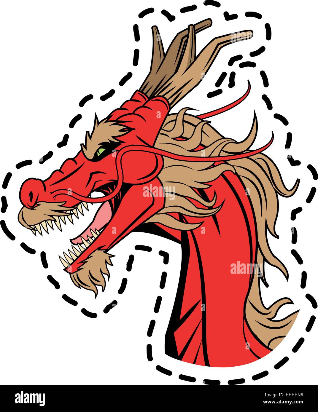dragon cartoon icon Stock Vector Image & Art - Alamy
