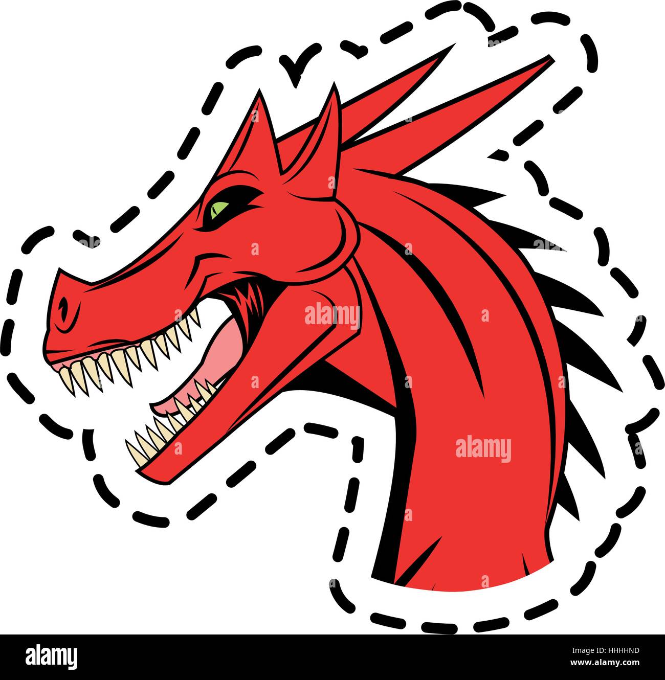 dragon cartoon icon Stock Vector Image & Art - Alamy