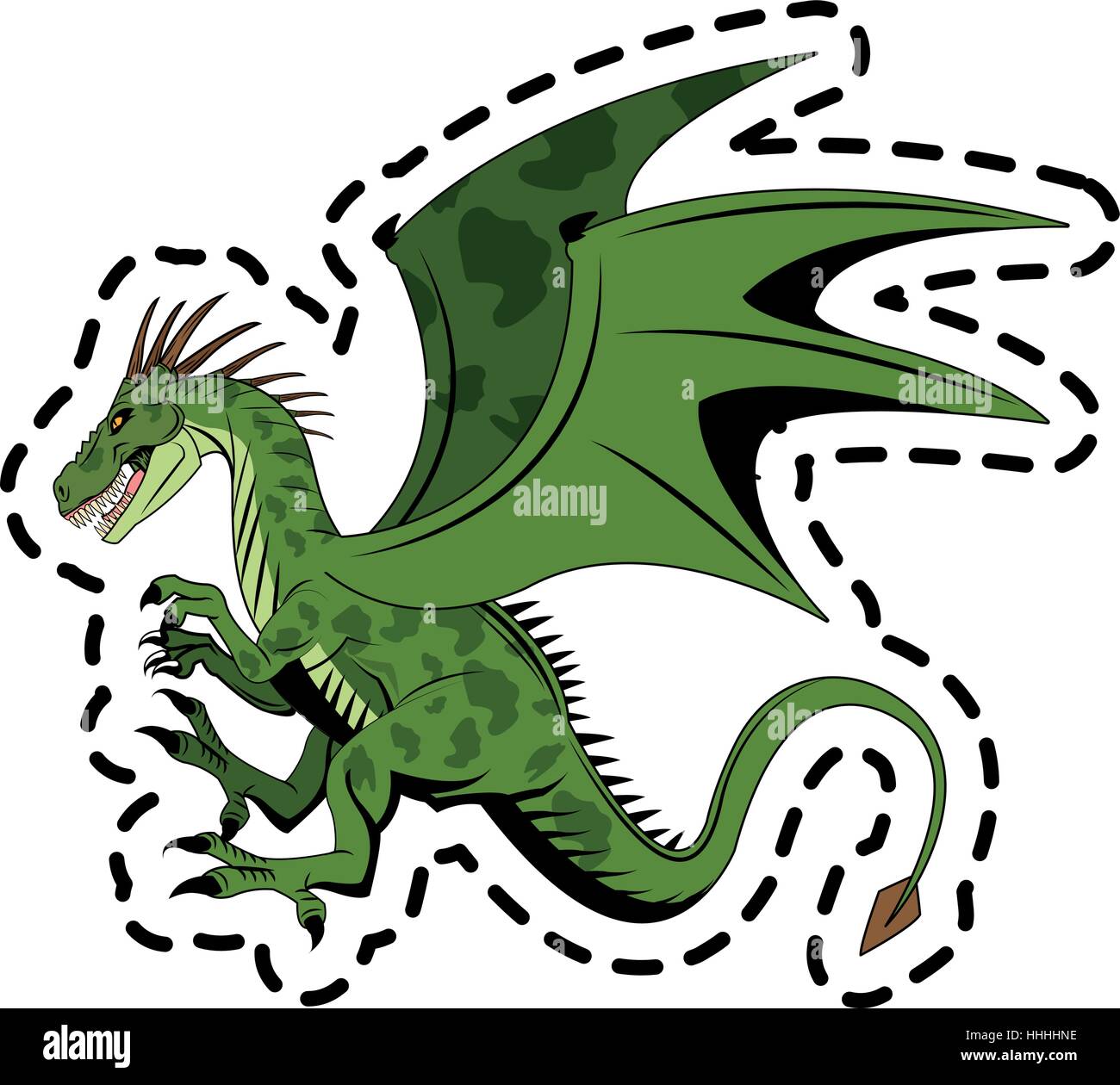 dragon cartoon icon Stock Vector Image & Art - Alamy