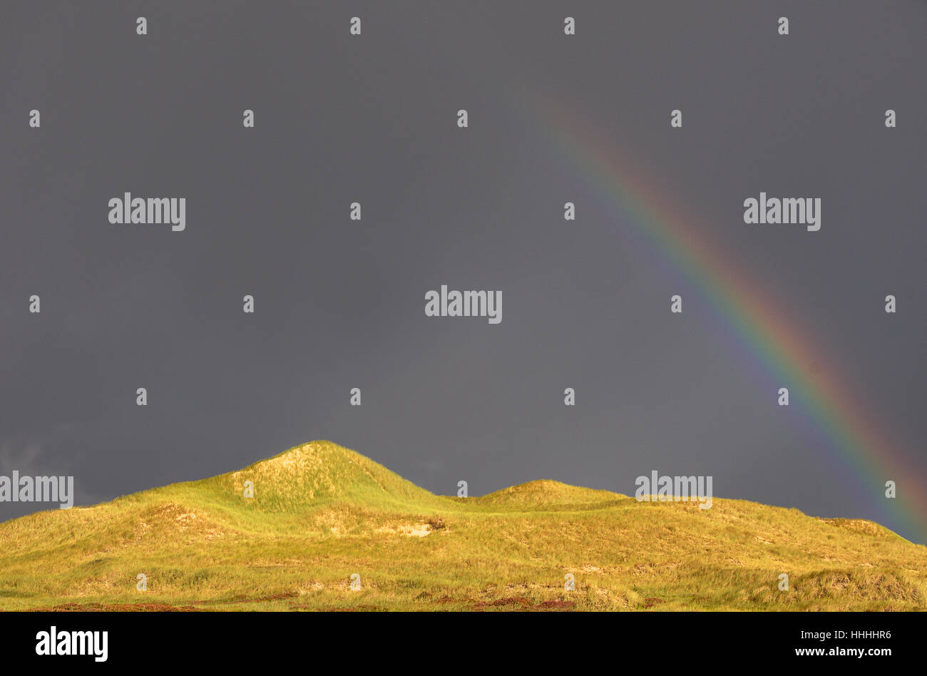 dunes, rainbow, dune, path, way, scenery, countryside, nature, tourism ...