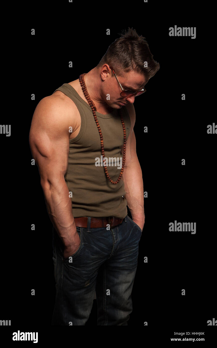 strong, male, masculine, exercise, strength, force, young, younger ...