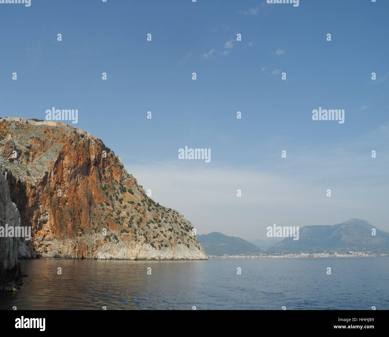 wall, fortress, turkey, citadel, chateau, castle, tower, water ...
