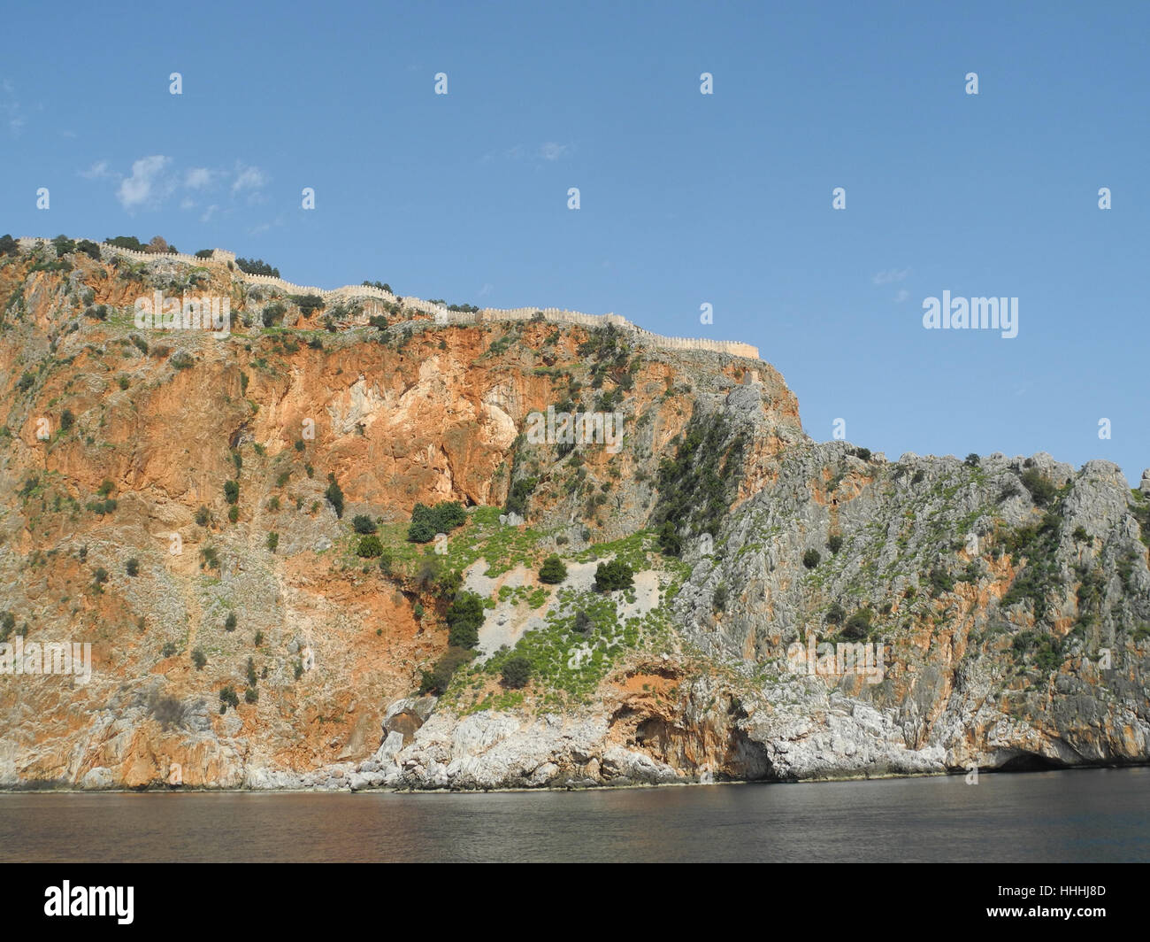 wall, fortress, turkey, citadel, chateau, castle, tower, water ...