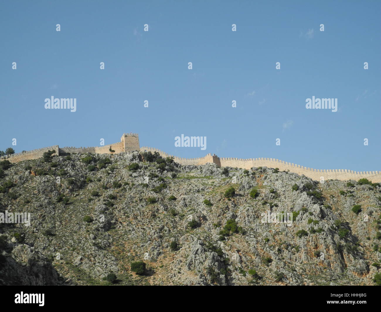 wall, fortress, turkey, citadel, chateau, castle, tower, water ...