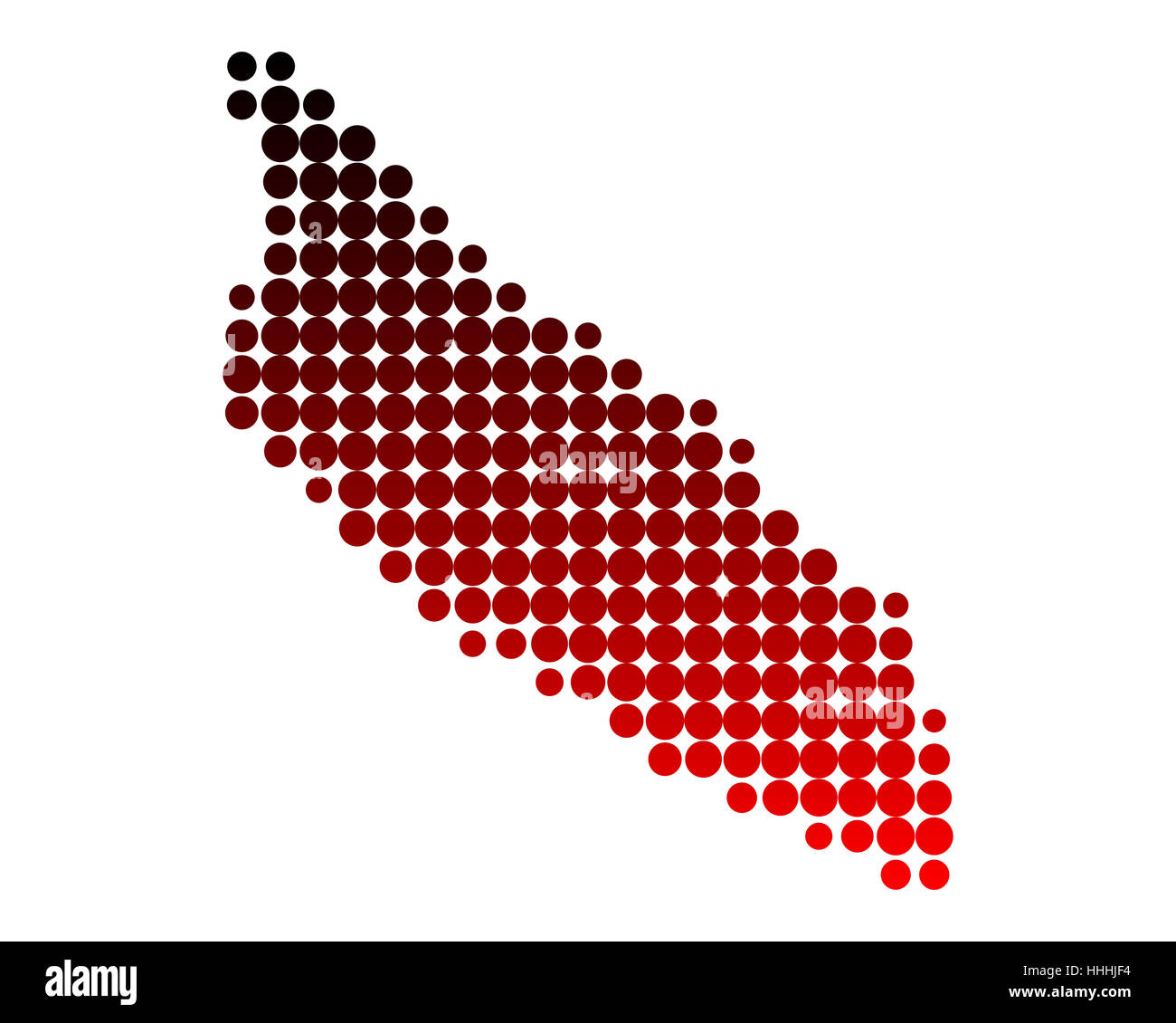 Aruba island map hi-res stock photography and images - Alamy