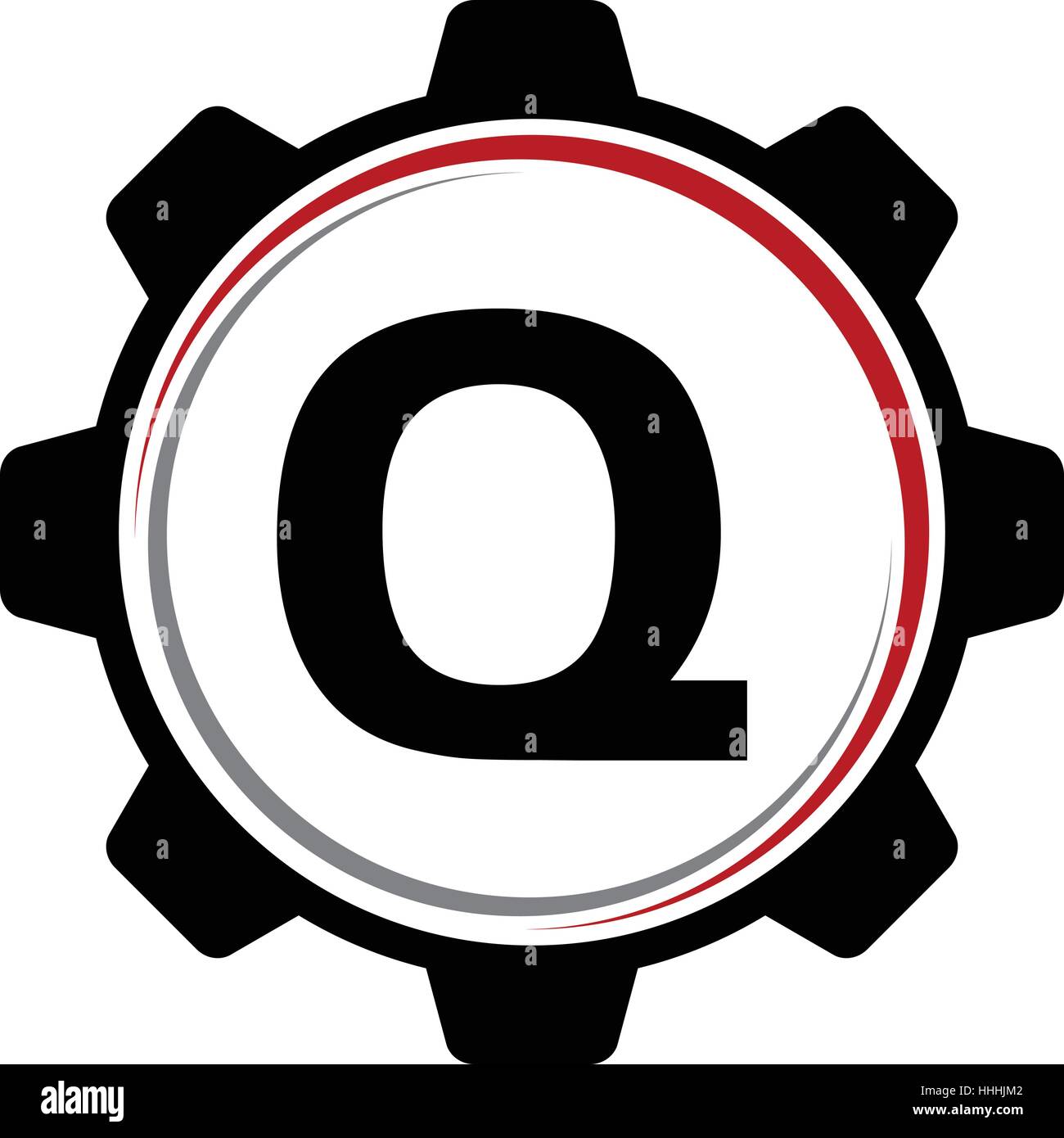 Gear solution logo letter hi-res stock photography and images - Alamy