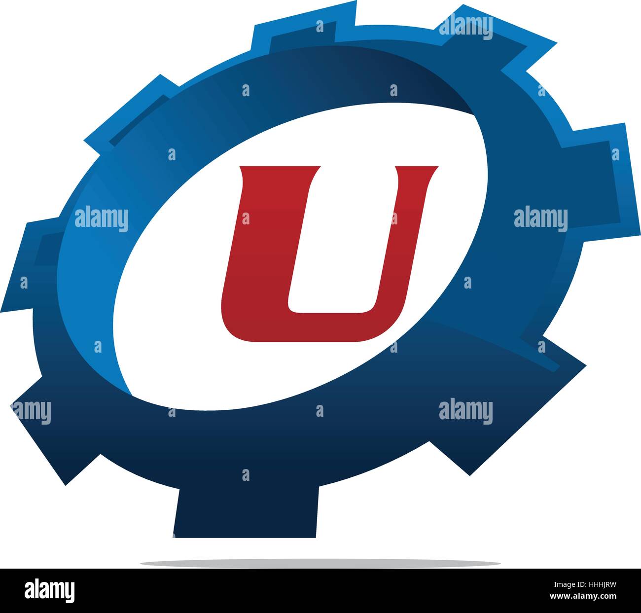 U gear logo hi-res stock photography and images - Alamy