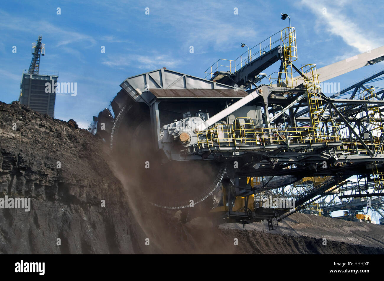 detail, dredger, surface mining, bracket, environment, enviroment, turn ...