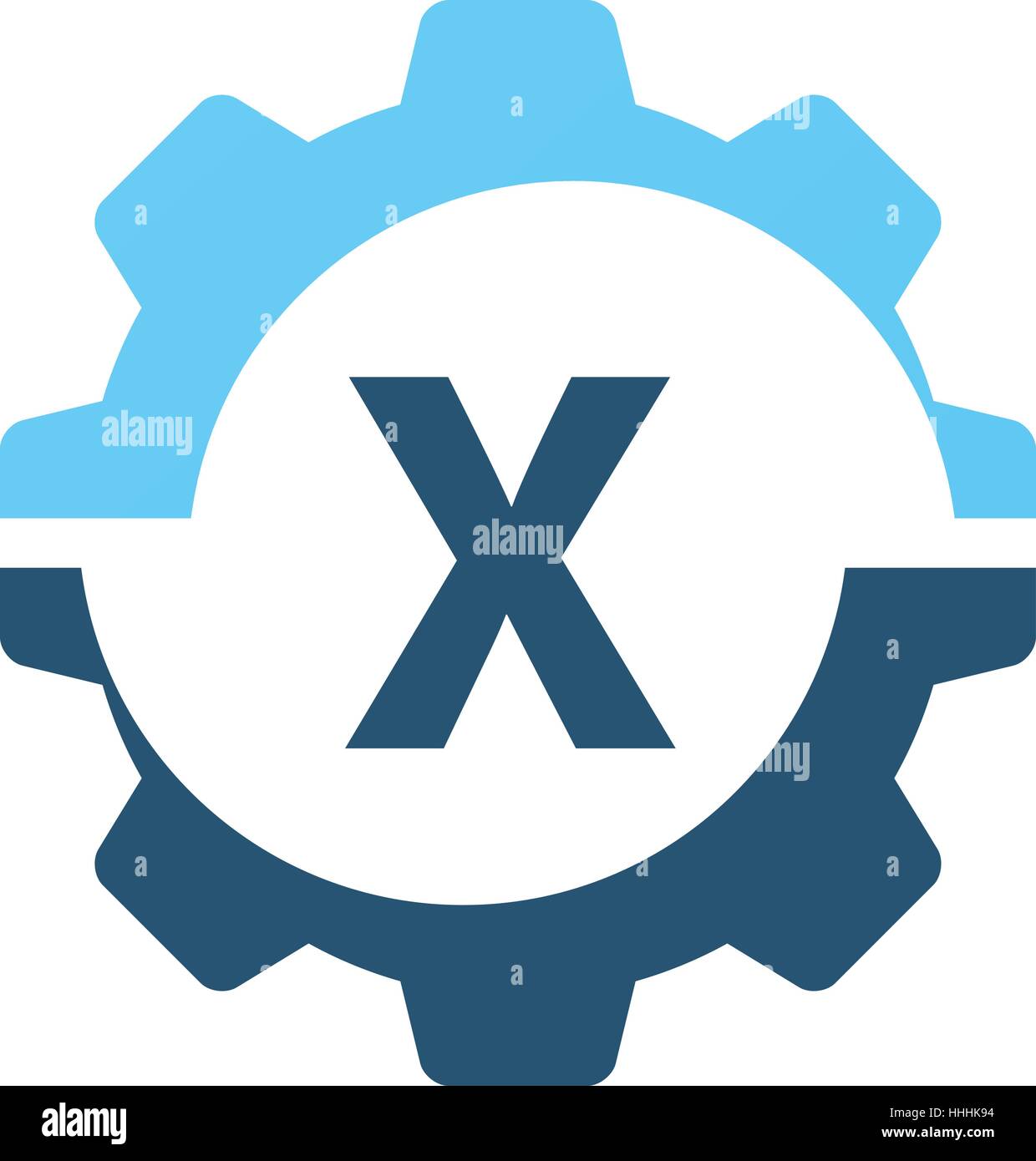 X gear logo hi-res stock photography and images - Alamy