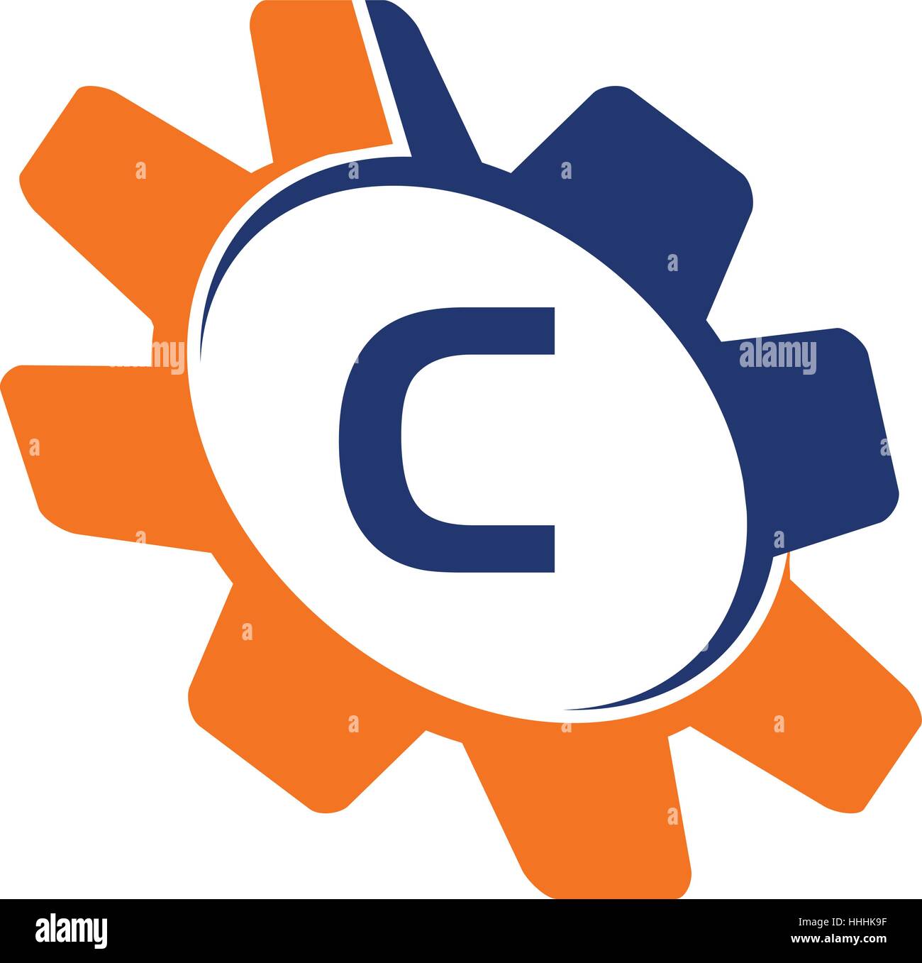 C gear logo hi-res stock photography and images - Alamy