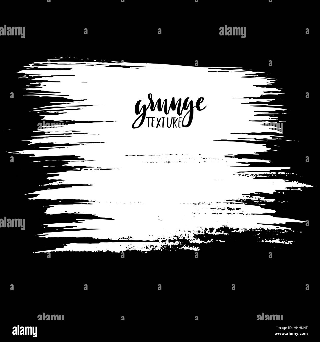 Black ink vector brush strokes background. Vector illustration. Grunge ...