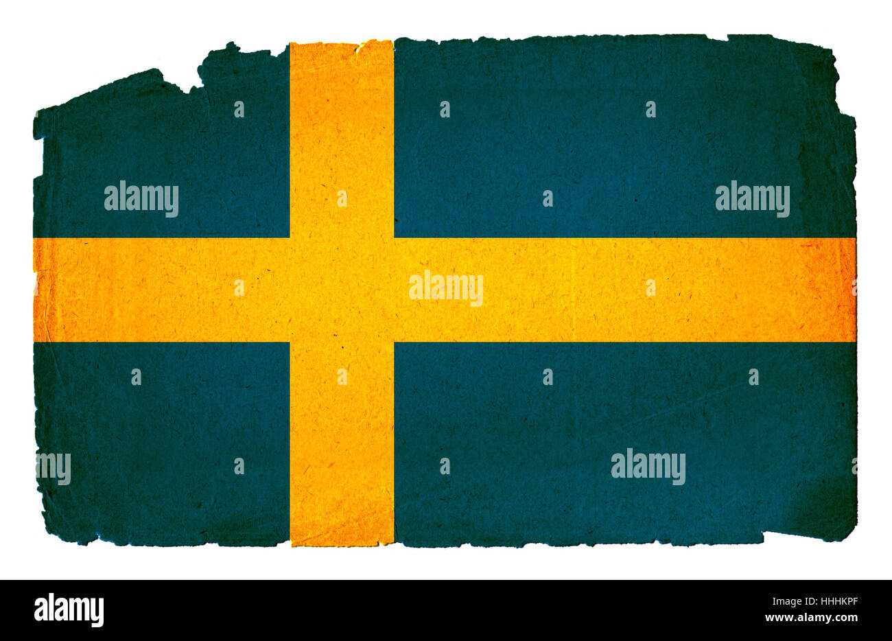 presentation, isolated, sweden, vintage, broken, flag, stockholm ...