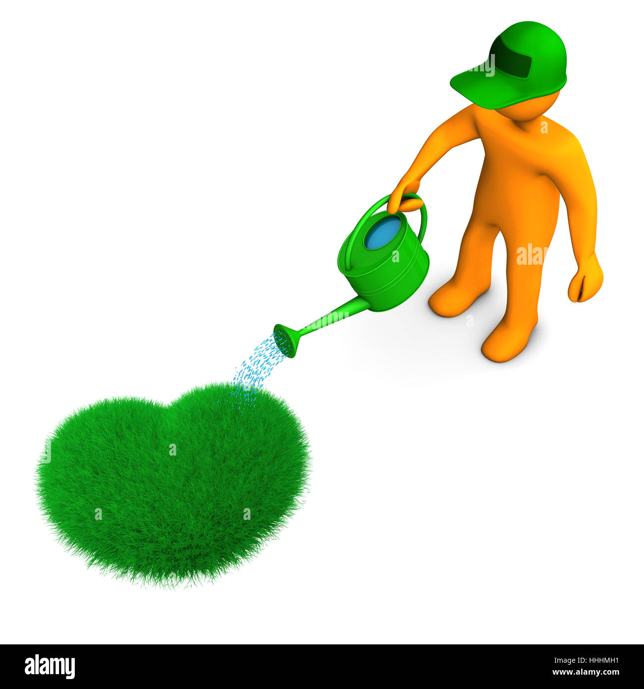 Heart shape water can hi-res stock photography and images - Alamy