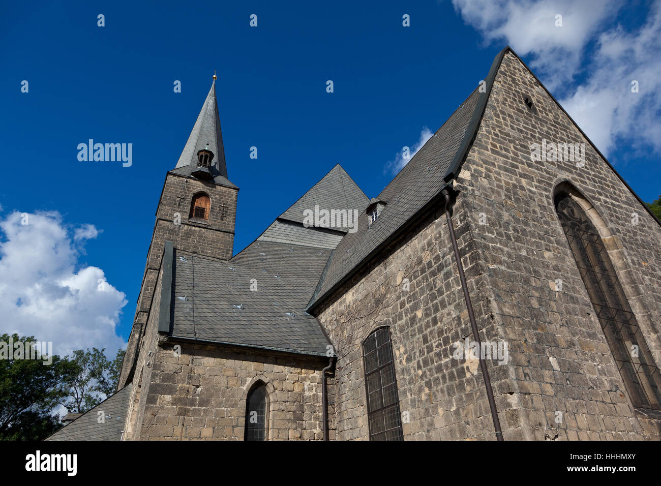 blue, historical, church, steeple, churches, spire, blue, historical ...