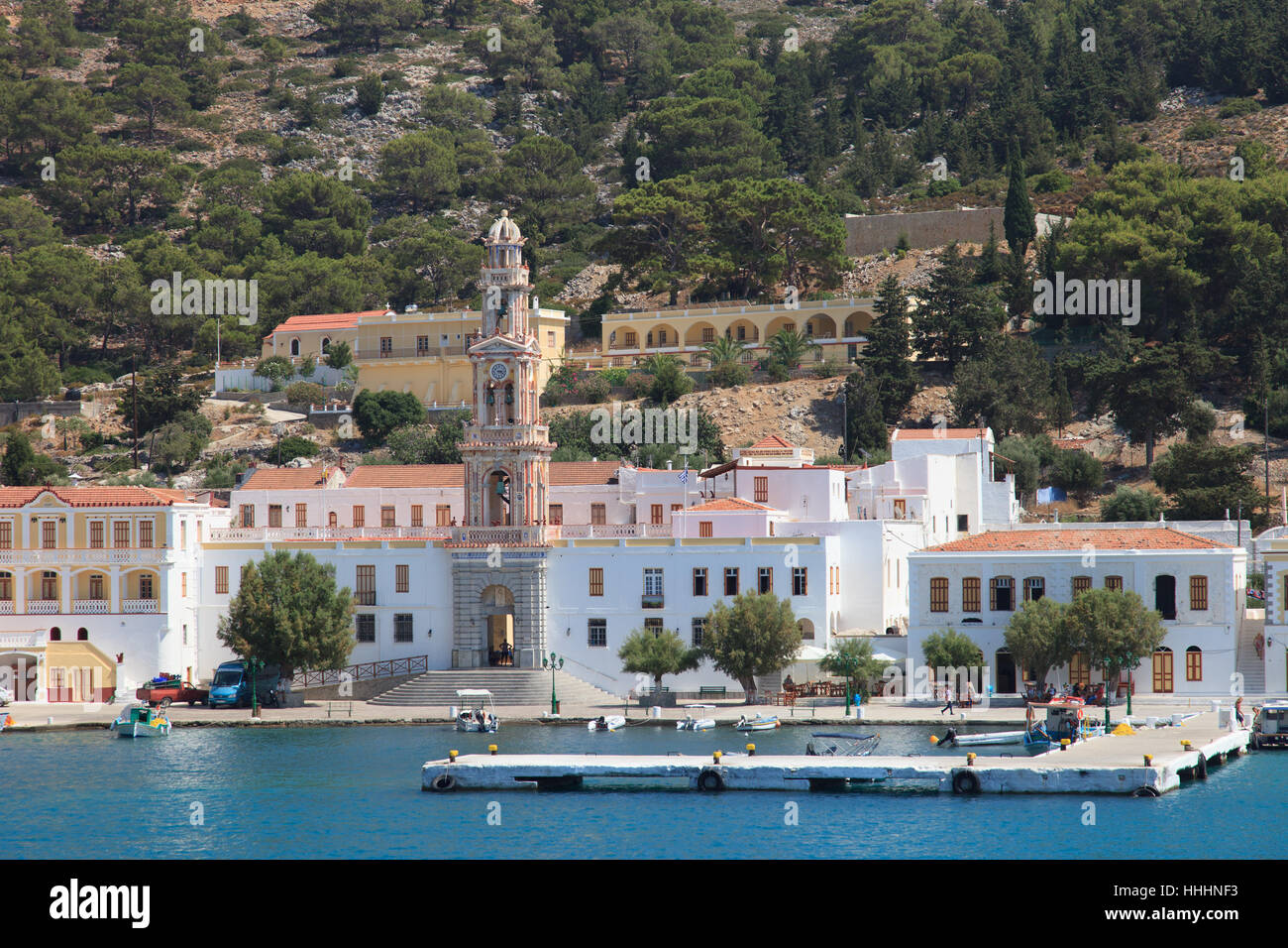 Symi panormitis kloster hi-res stock photography and images - Alamy