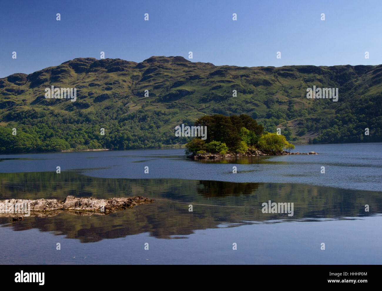 tree, europe, highland, clouds, forest, blue, tree, hill, reflection ...
